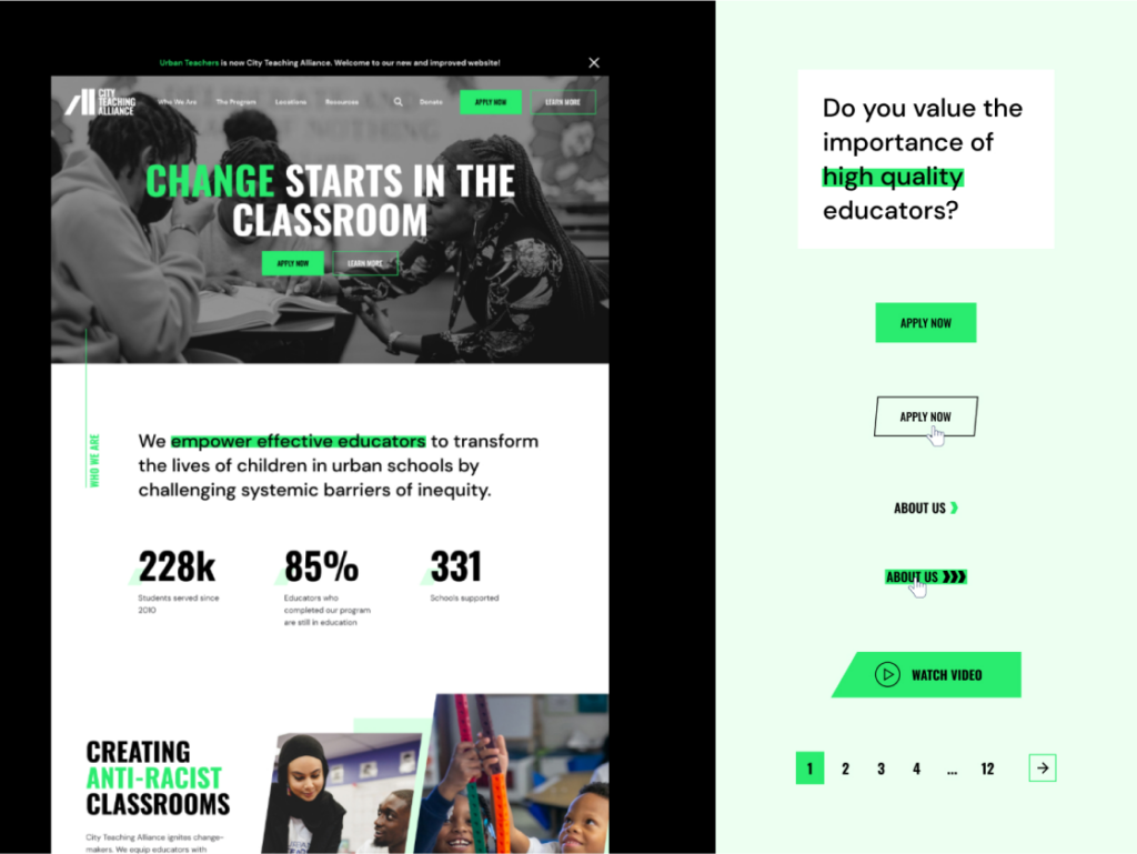 City Teaching Alliance - LLT Group - Chicago Website Design